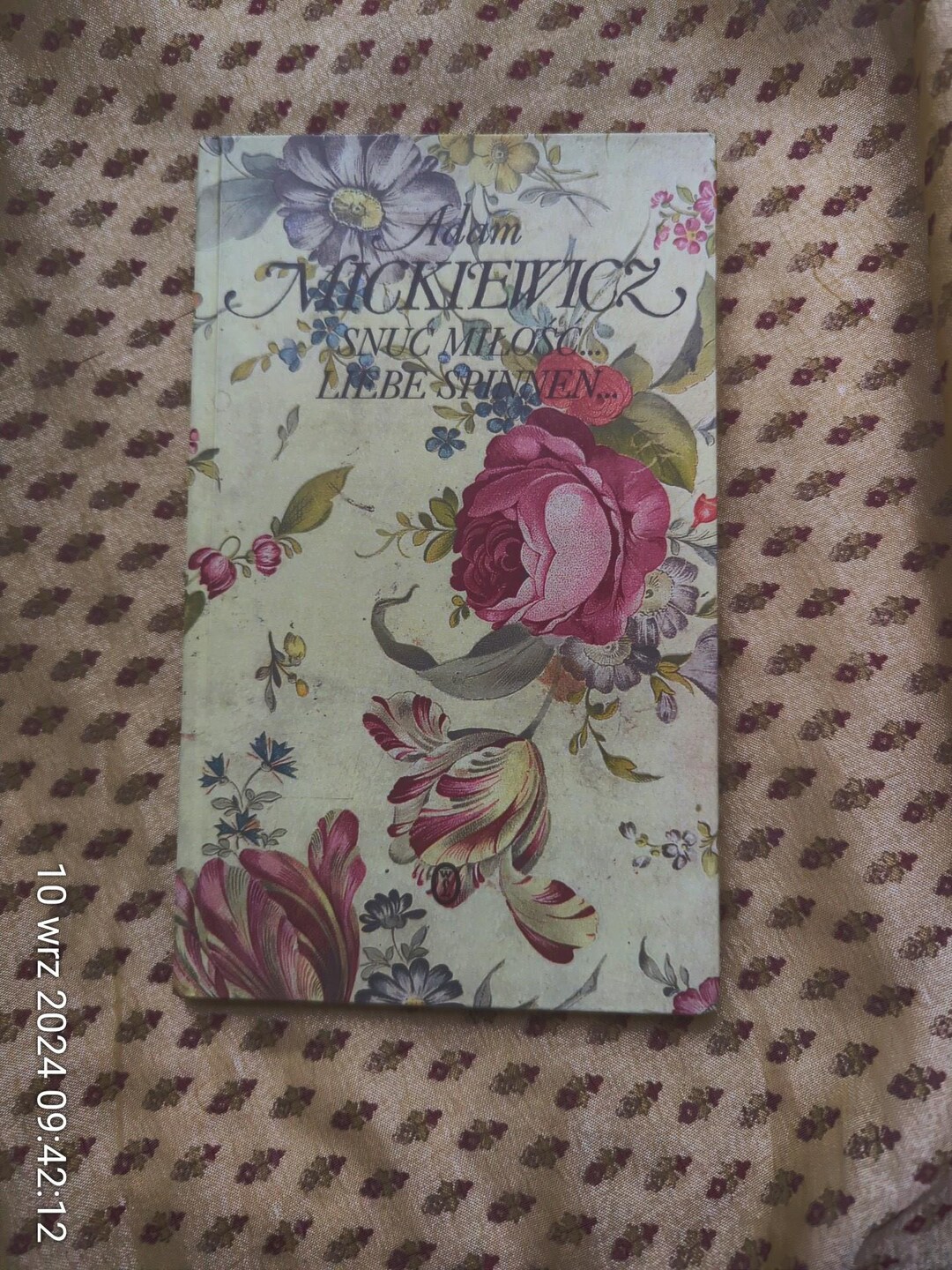 Adam Mickiewicz Polish Poetry in German Deutch Polnishe Vintage Book ...