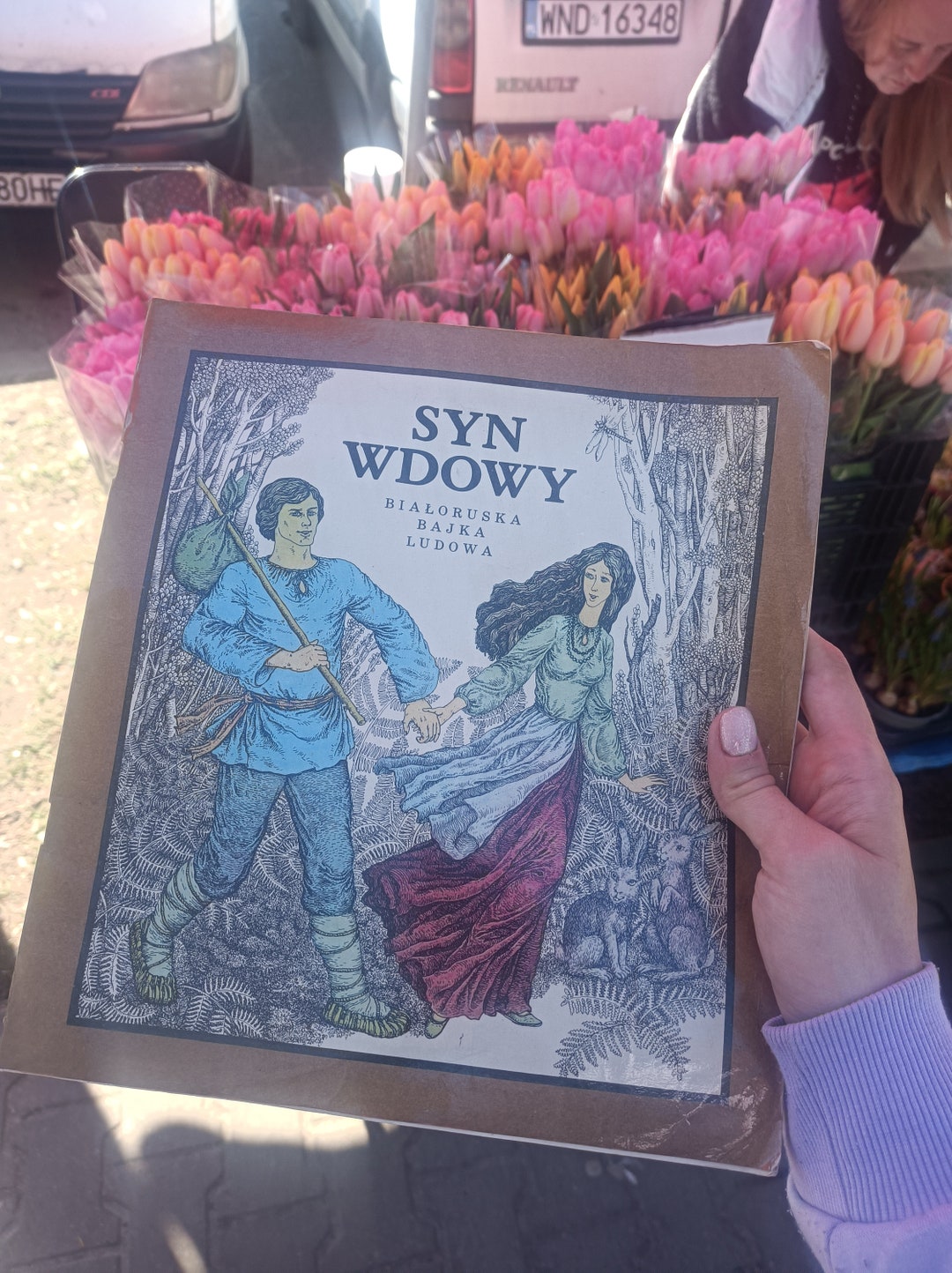 1983 Old Belarussian Vintage Slavic Book in Polish Syn Wdowy Widow's ...