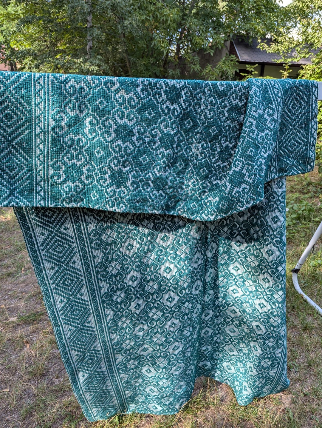 OUTLET: 1960 Romanian Rugs Traditional Slavic Handwoven Blanket Quilt ...