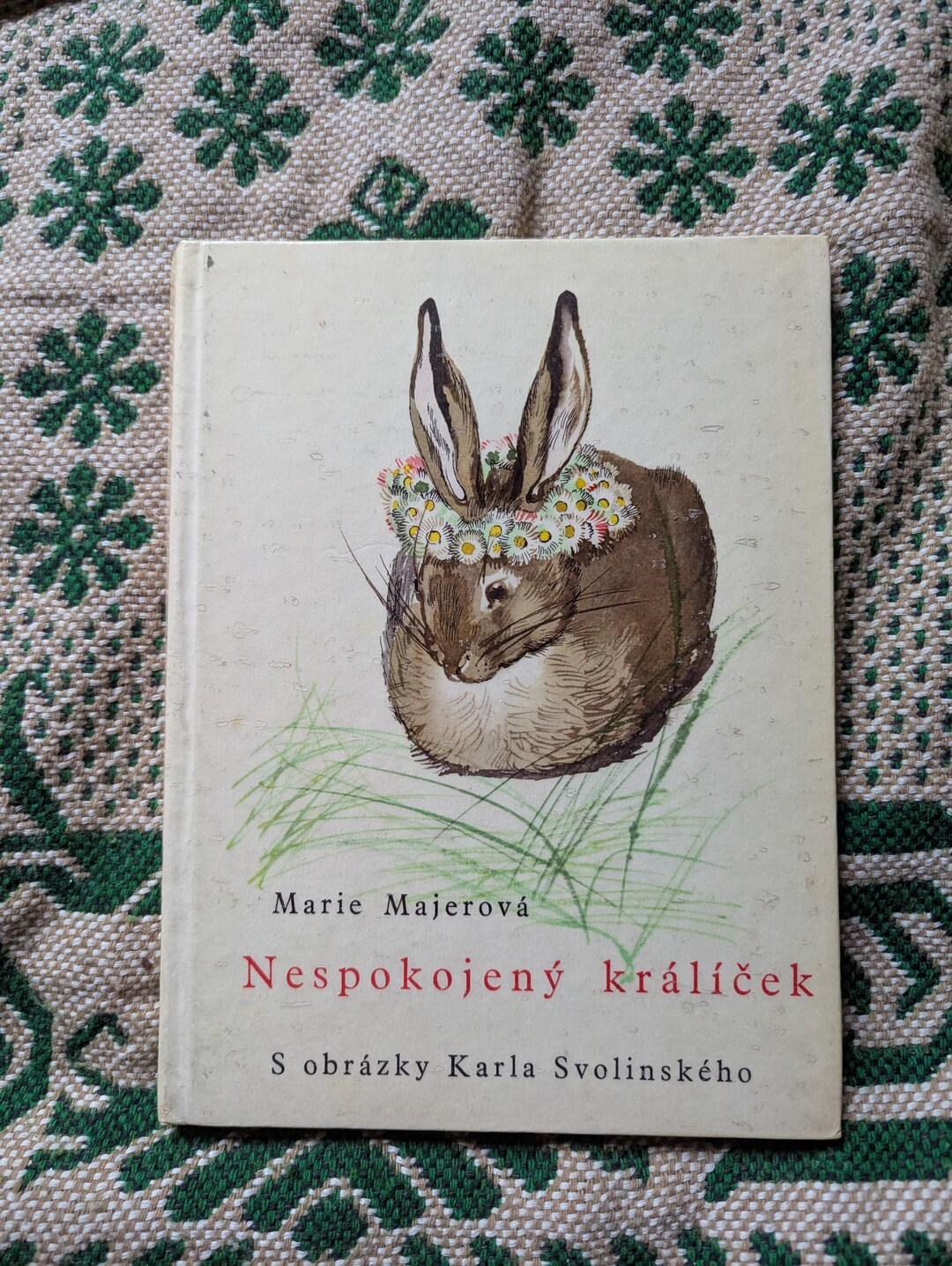 1962 Nespokojeny Kralicek Majerova Pohadky Czech Children Book Czechia ...