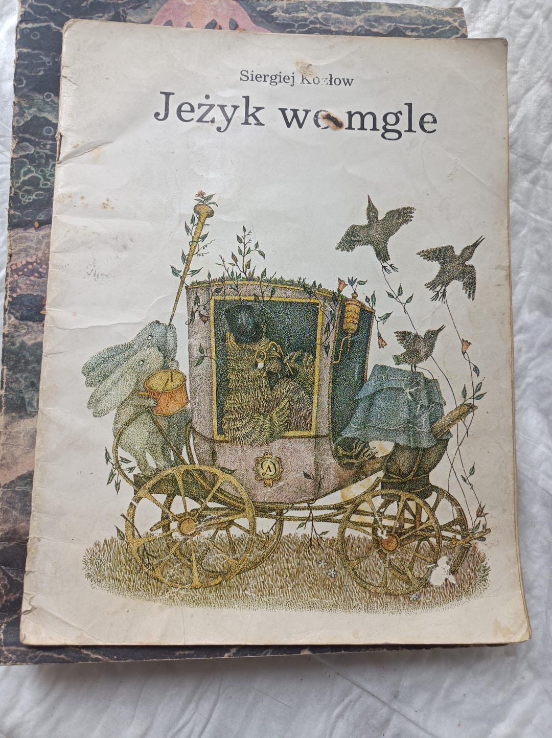 A Vintage Polish Children Book 1987 Hedgehog in the Fog Classic Soviet ...