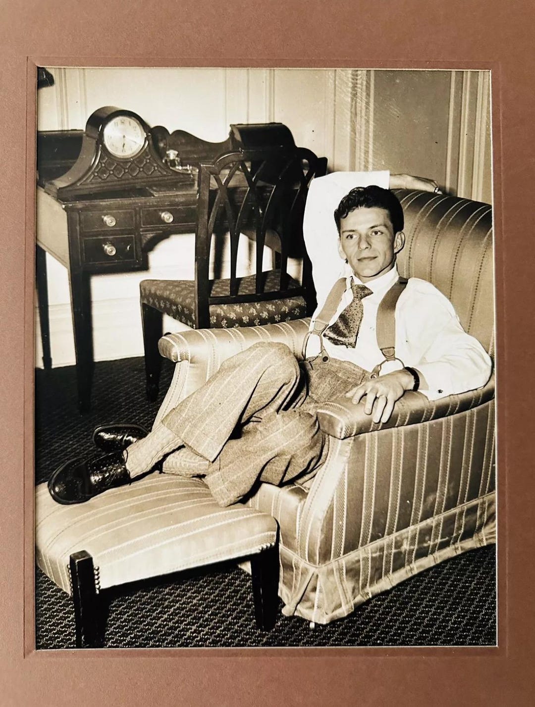 1943 Frank Sinatra Early Years Teenager? Boston Massachusetts Singer ...