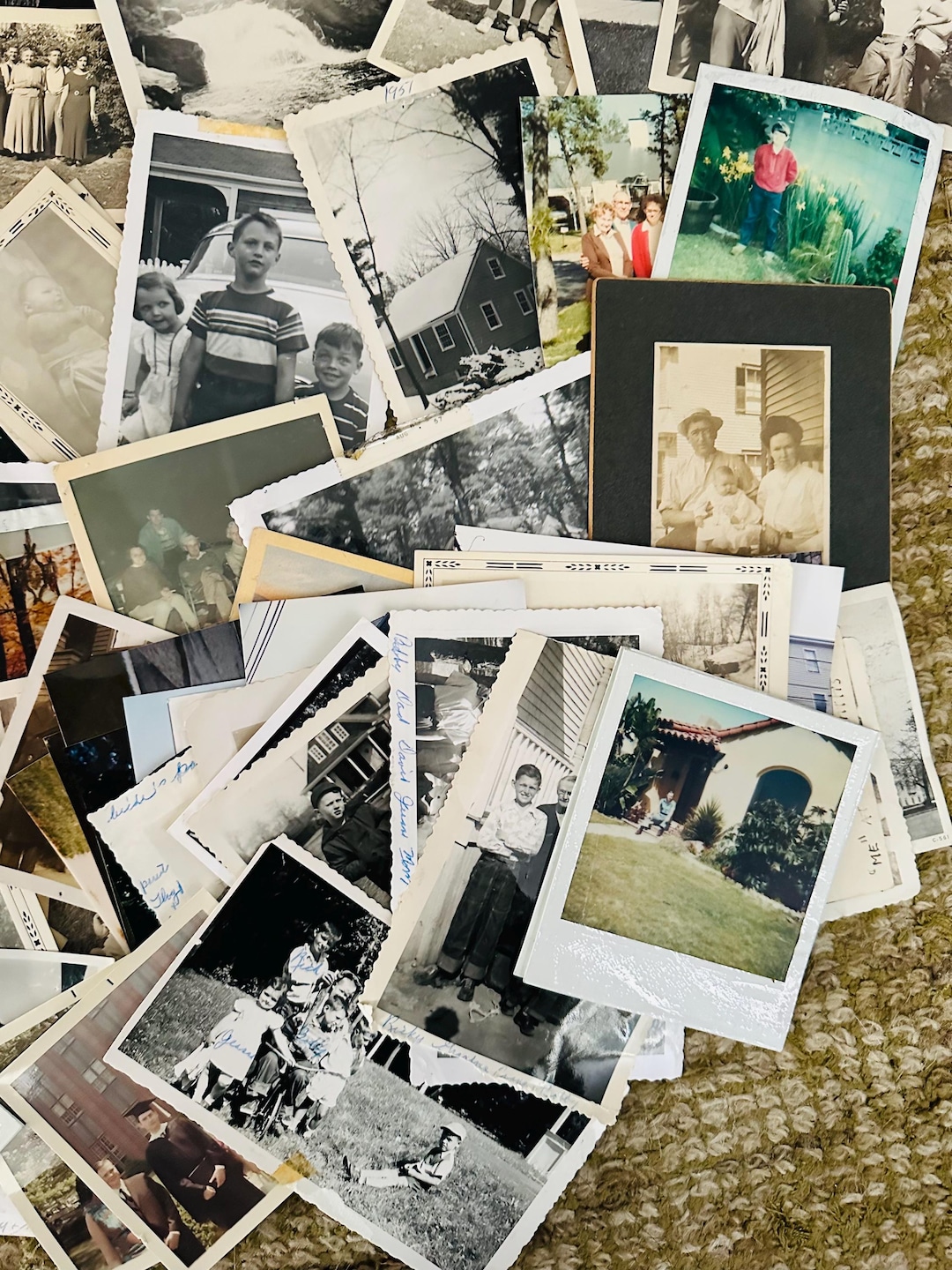 Lot of 100+ Vintage Photos Polaroids Family Girls Nature Cars Travel a ...