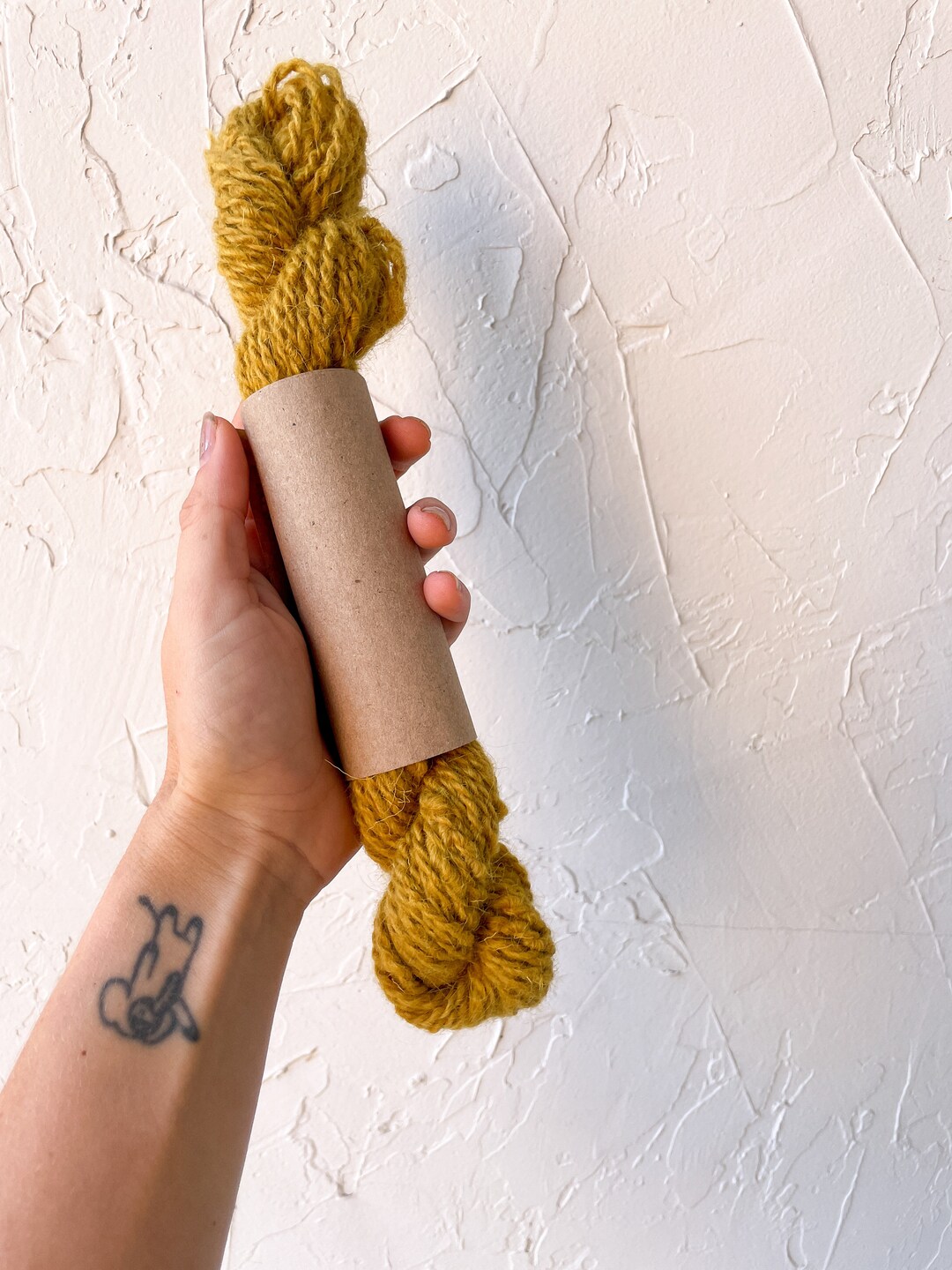 Organic Natural Dyed Navajo Churro Wool and Alpaca Yarn, Yellow - Etsy