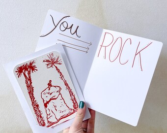 Rock Climbing Greeting Card: Happy Belayted Birthday Climbing Gift - Etsy
