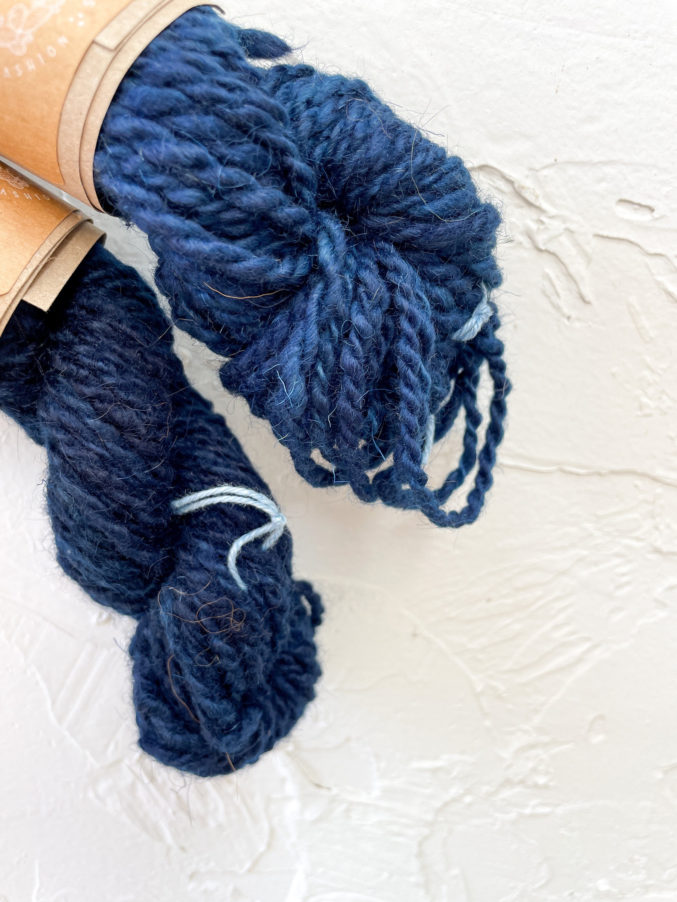 Organic Natural Indigo Dyed Navajo Churro Wool Yarn - Etsy