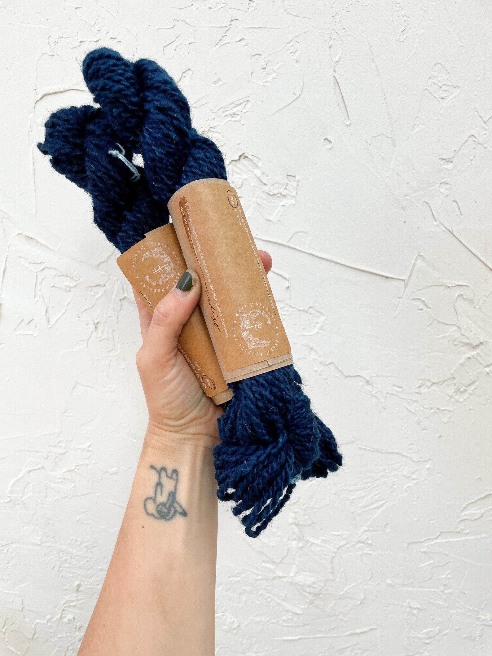 Organic Natural Indigo Dyed Navajo Churro Wool Yarn - Etsy