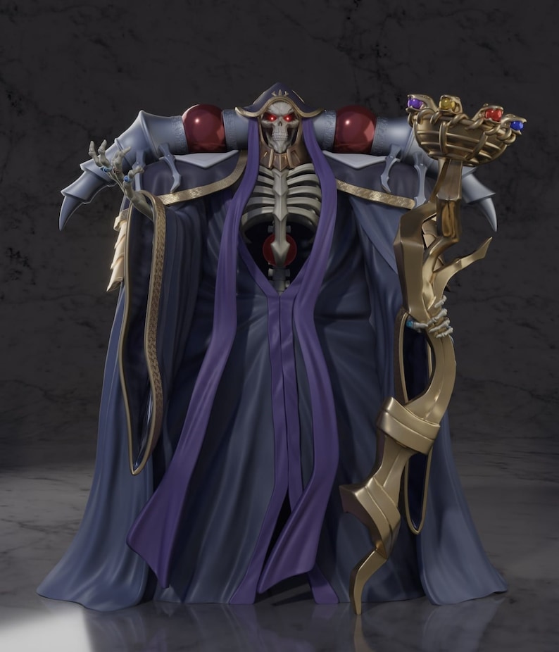 Overlord Diorama 3D STL File Ainz Albedo and Shalltear - Etsy Canada
