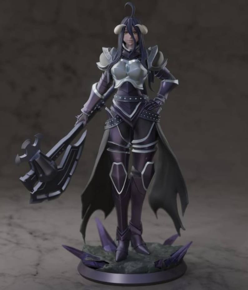 Overlord Diorama 3D STL File Ainz Albedo and Shalltear - Etsy Canada