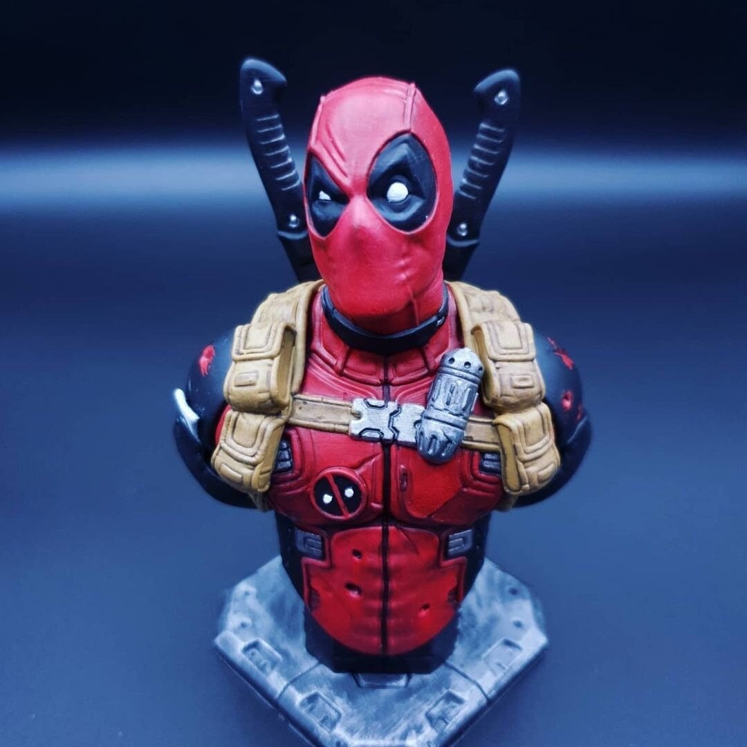 Deadpool Bust 3D Print File Digital Download - Etsy