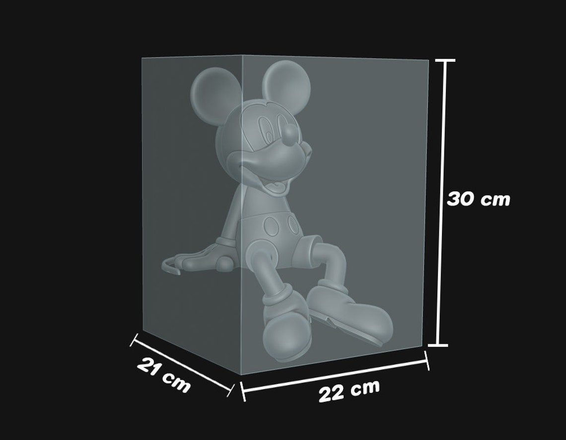 Mickey Mouse 3D STL File FULL VERSION Digital Download - Etsy