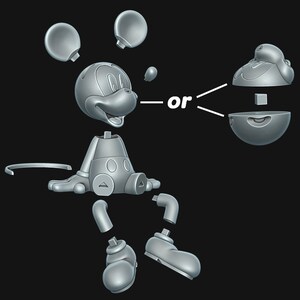 Mickey Mouse 3D STL File | FULL VERSION | * Digital Download* - Etsy