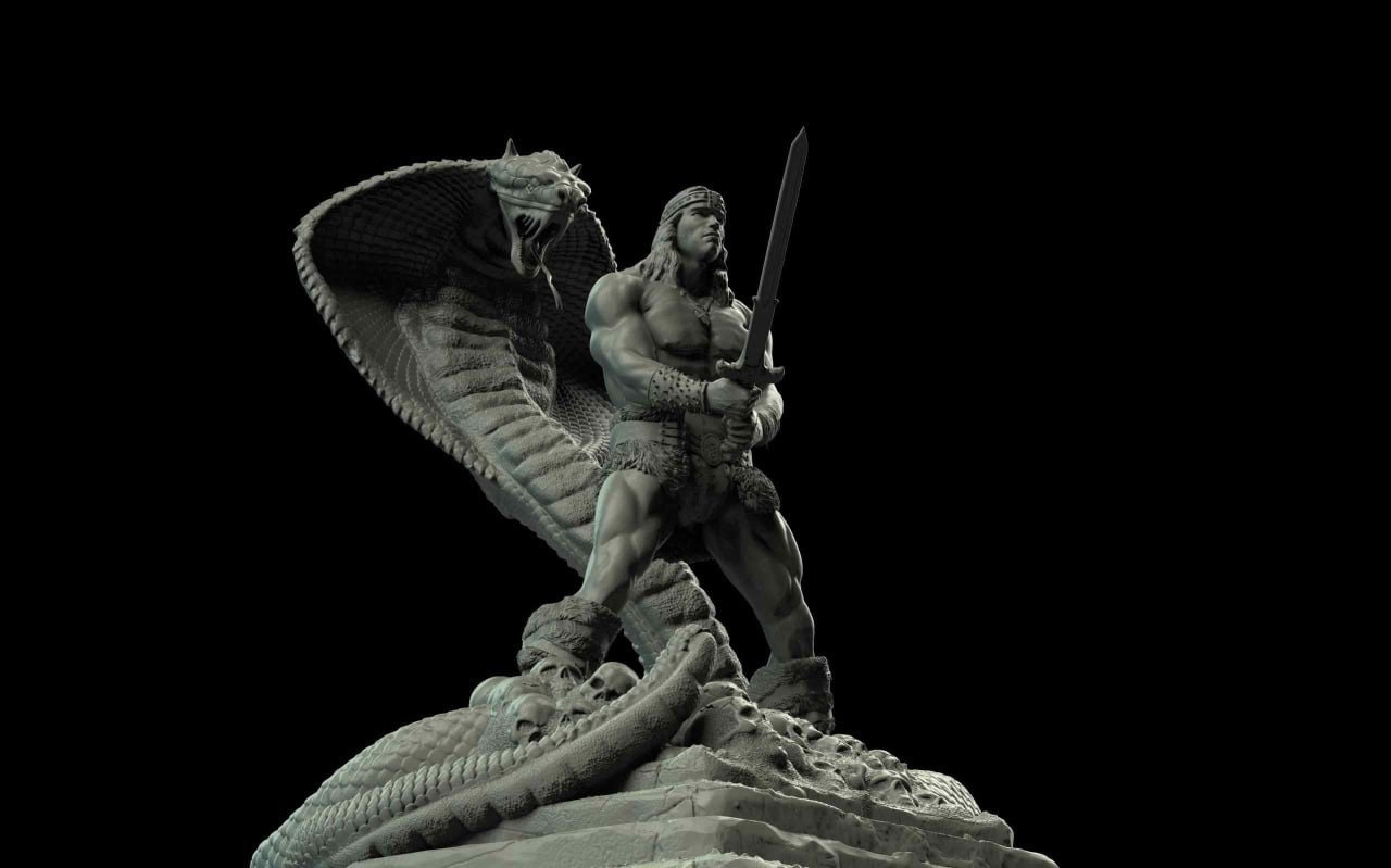 Conan the Barbarian 3D Model STL File | Digital Download - Etsy