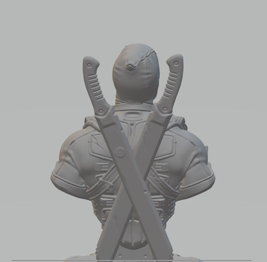 Deadpool Bust 3D Print File Digital Download - Etsy