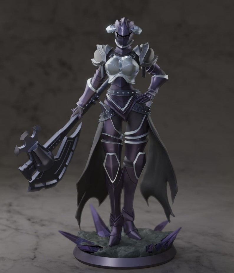 Overlord Diorama 3D STL File Ainz Albedo and Shalltear - Etsy Canada