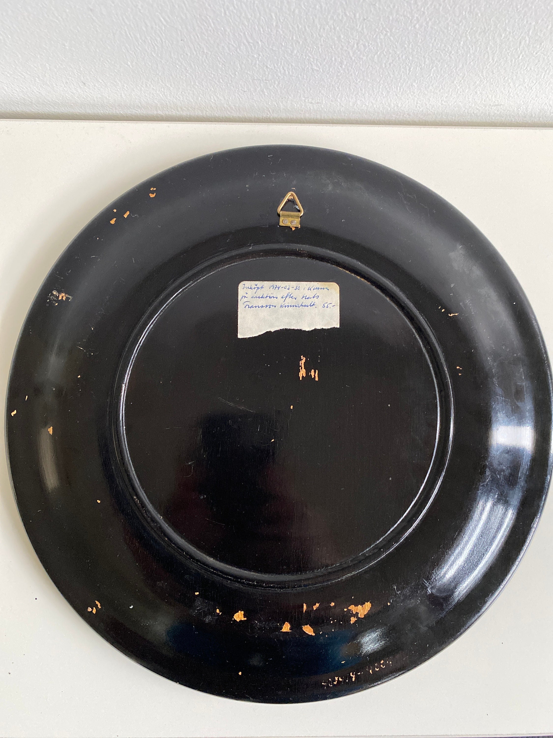 Plate in Wood. Ancient Egyptian Plate From the Mid Century. in Vintage ...