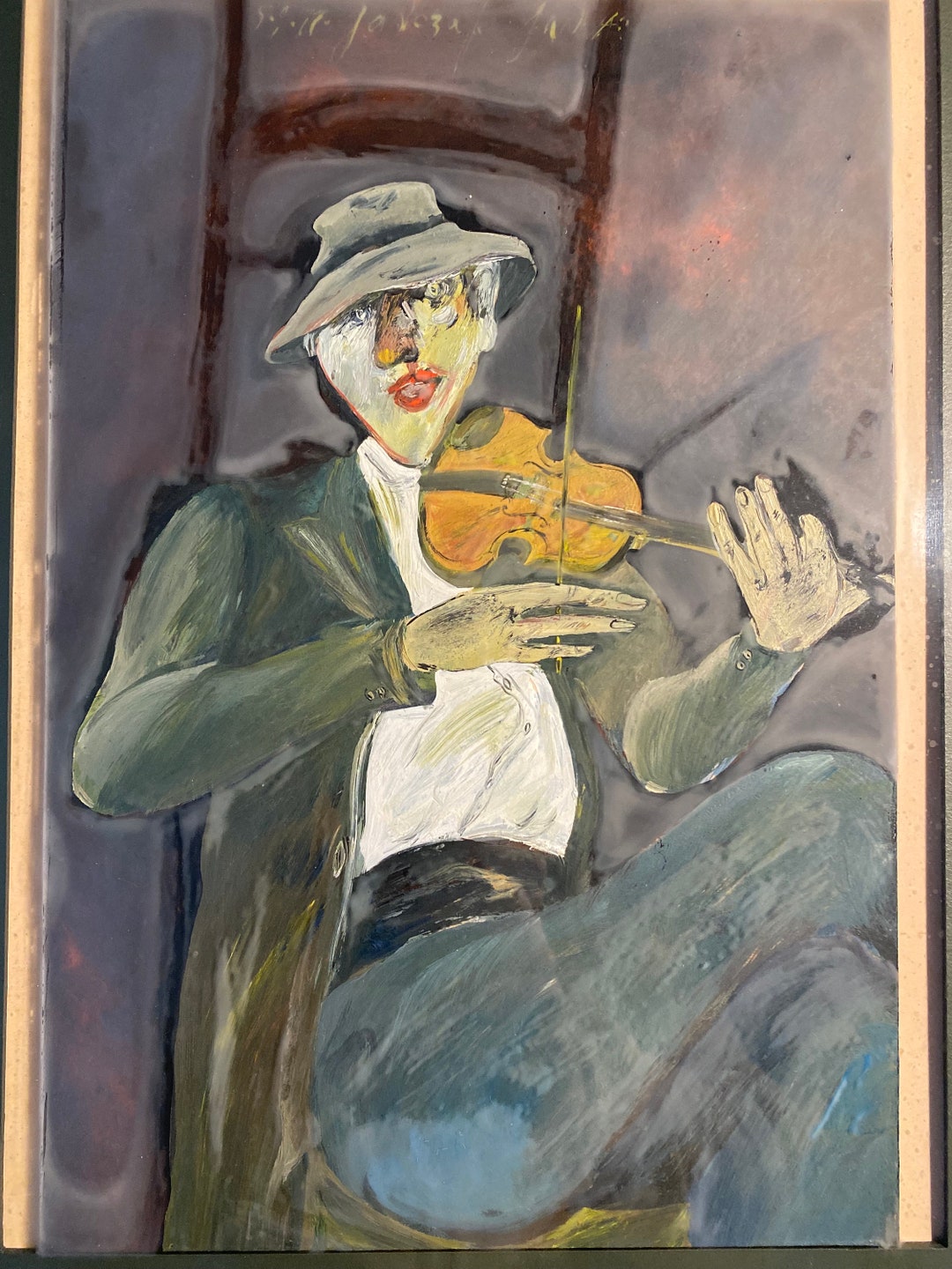 Original Painting by Famous Painter Jan Janczak on Panel/board. Motive ...