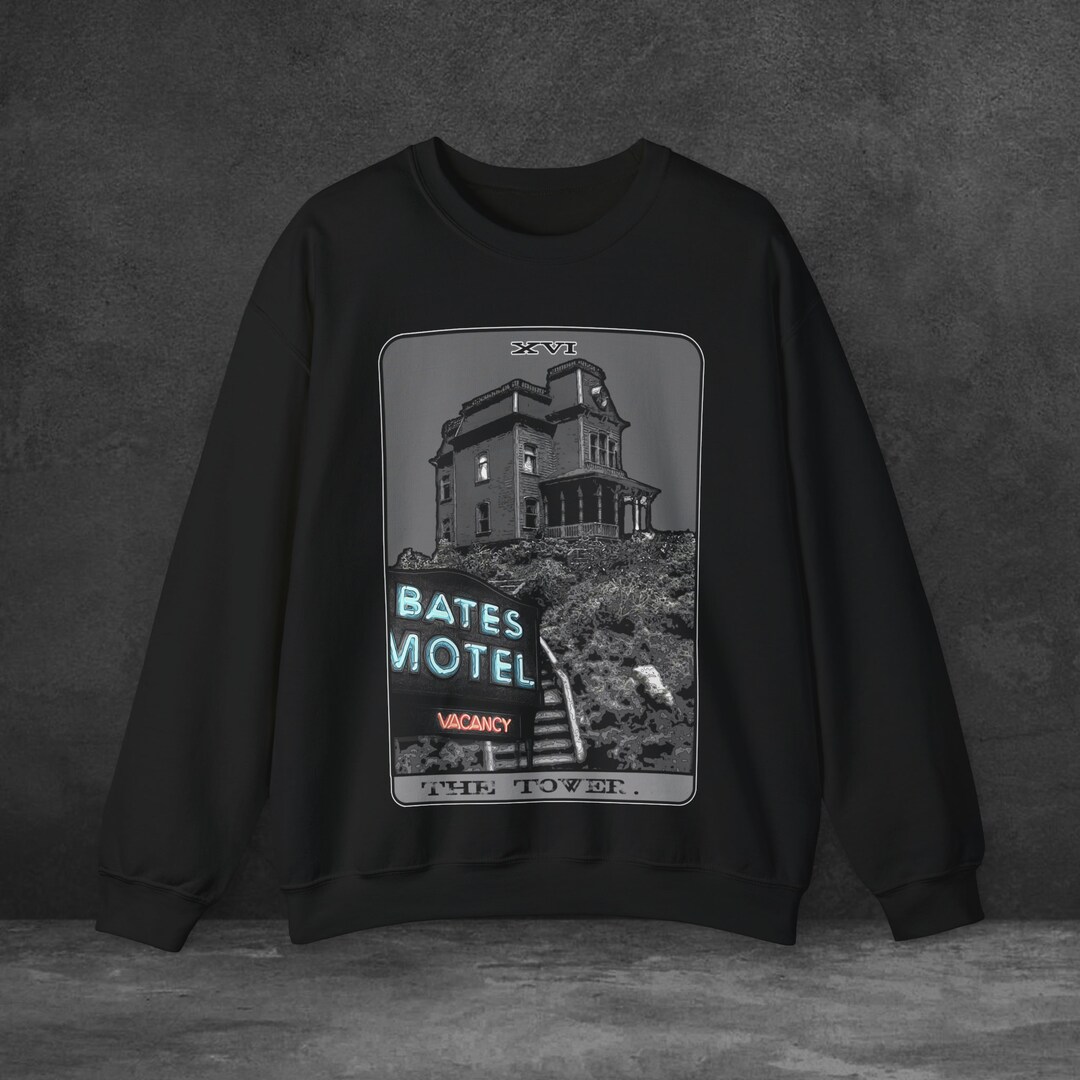 The Tower Bates Motes Psycho Halloween Tarot Sweater Christmas Birthday ...