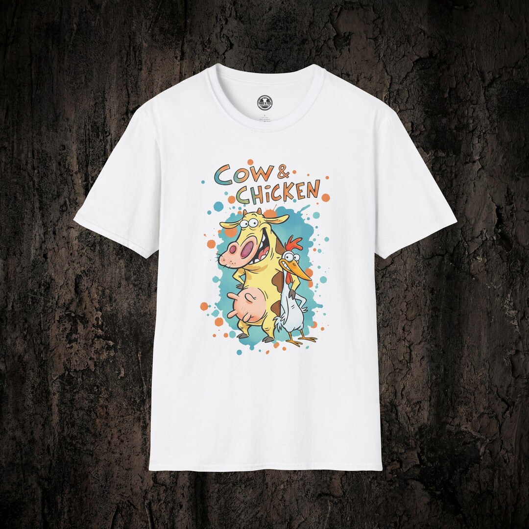 Cow and Chicken Cartoon Network Retro Funny Shirt - Etsy