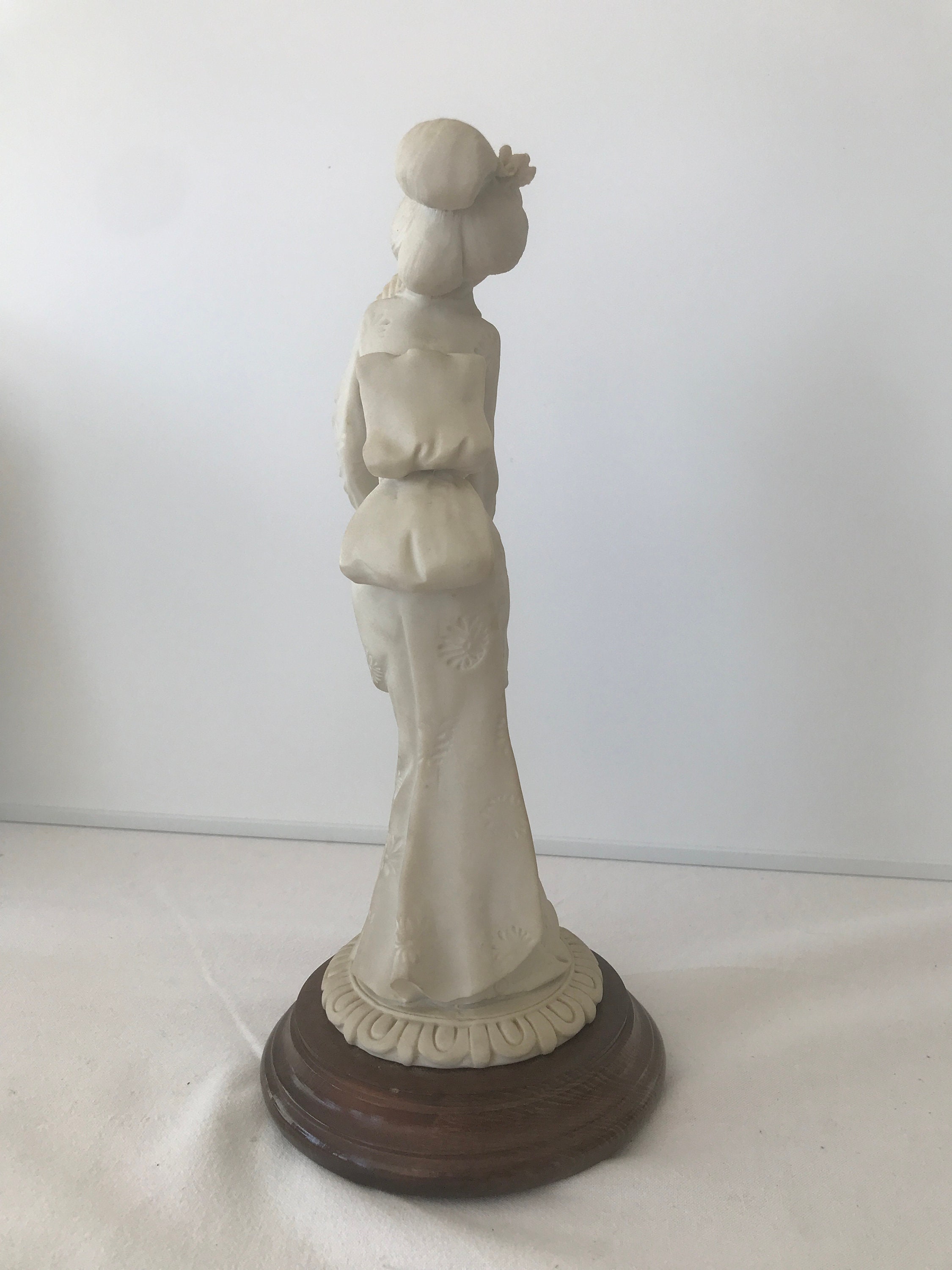 Vintage Italian Auro Belcari Geisha Girl With Fan - Etsy UK