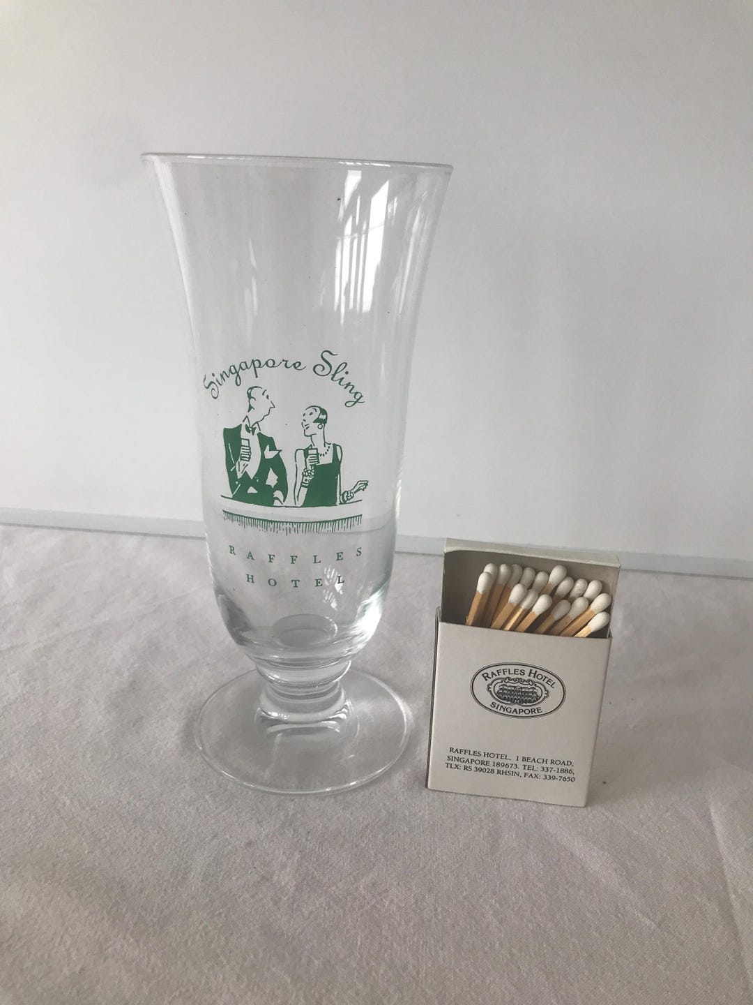 Singapore Raffles Hotel Cocktail Glass - Etsy UK