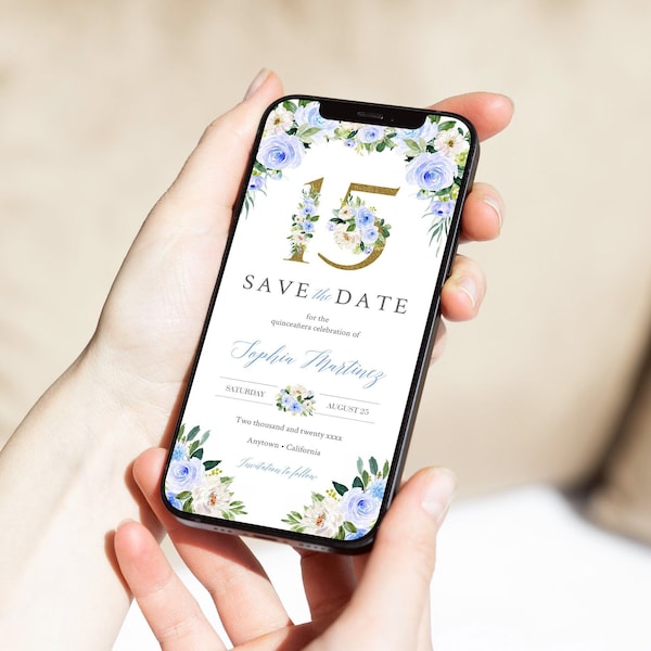 Quinceanera Save the Date - Etsy