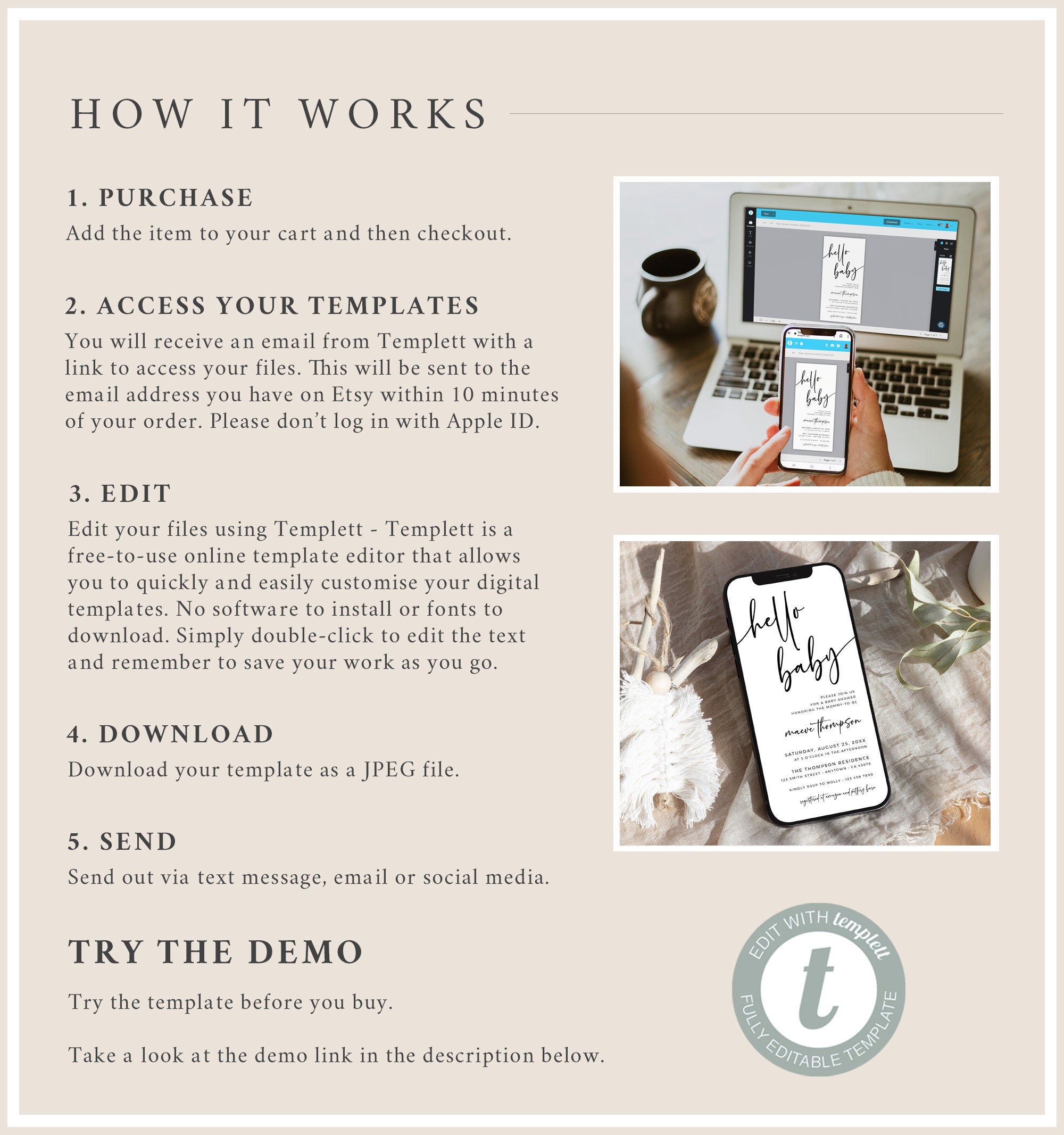 Digital Anniversary Invitation Wildflower Electronic - Etsy