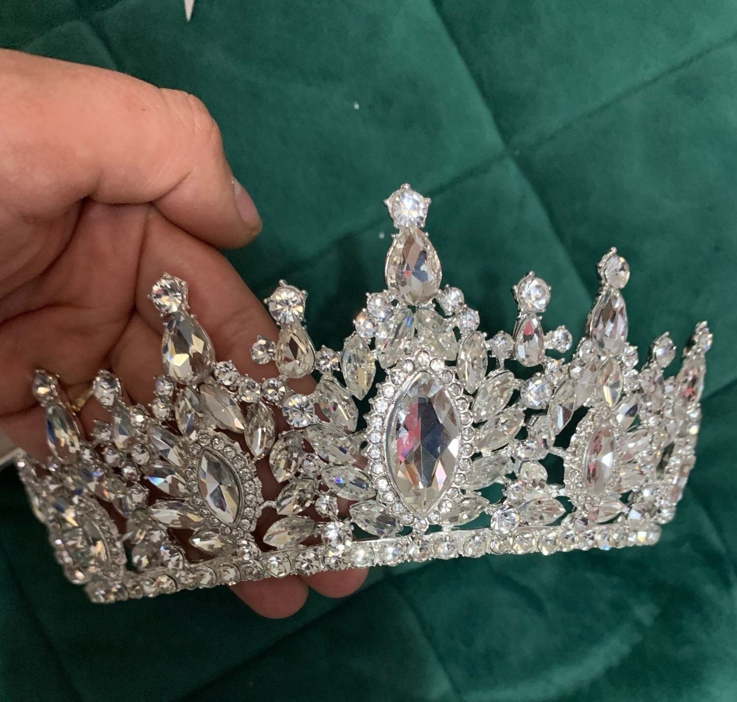 Crystal Wedding Tiara / Swarovski Crystal Tiara / Wedding Bridal Tiara ...