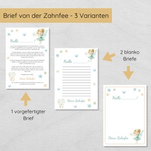 Letter From the Tooth Fairy Set for Children to Print Out, Loose Tooth ...