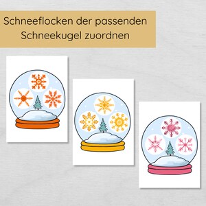 Snowflake Sorting Game for Children to Print, Learn Colors and Shapes ...