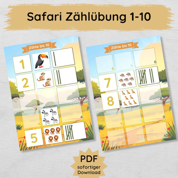 Counting Game - Etsy