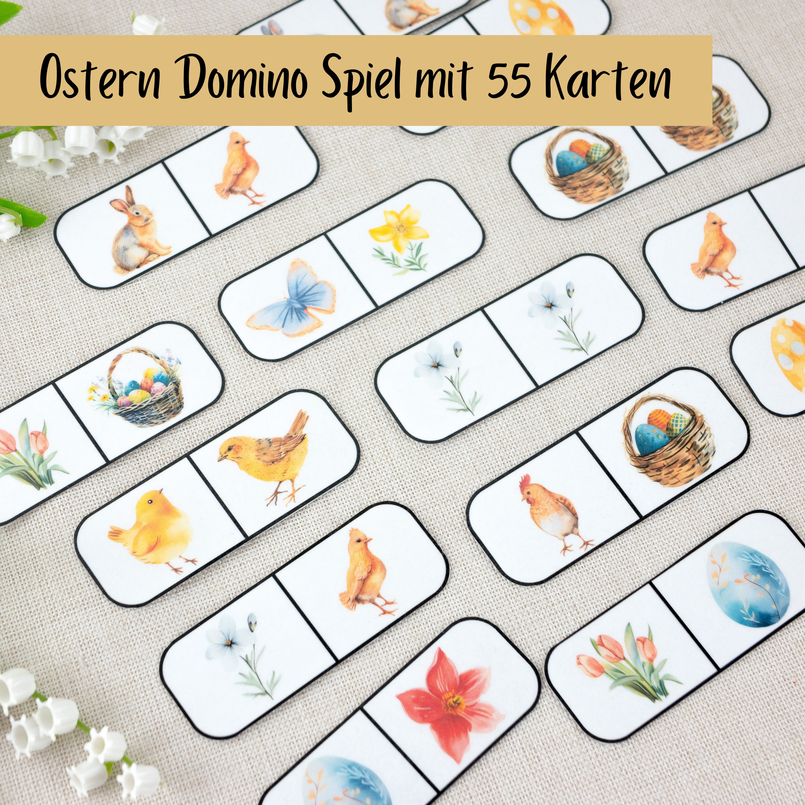 Ostern Bundle 5 Spiel und Lernideen für Kinder: Ostern Tischset ...