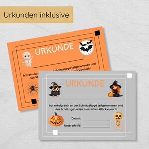 Halloween Indoor Scavenger Hunt With 20 Clues & Certificate, Treasure ...