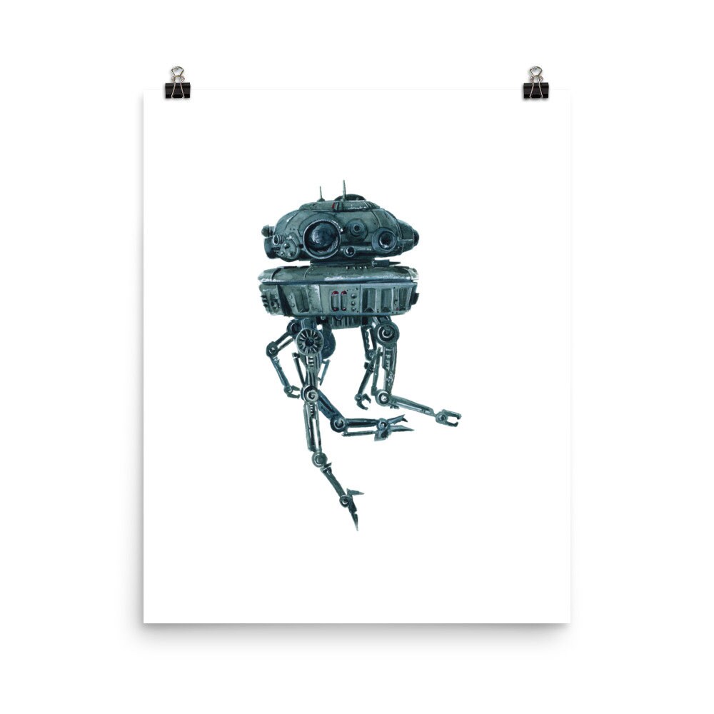 Probe Droid Print New Sizes - Etsy