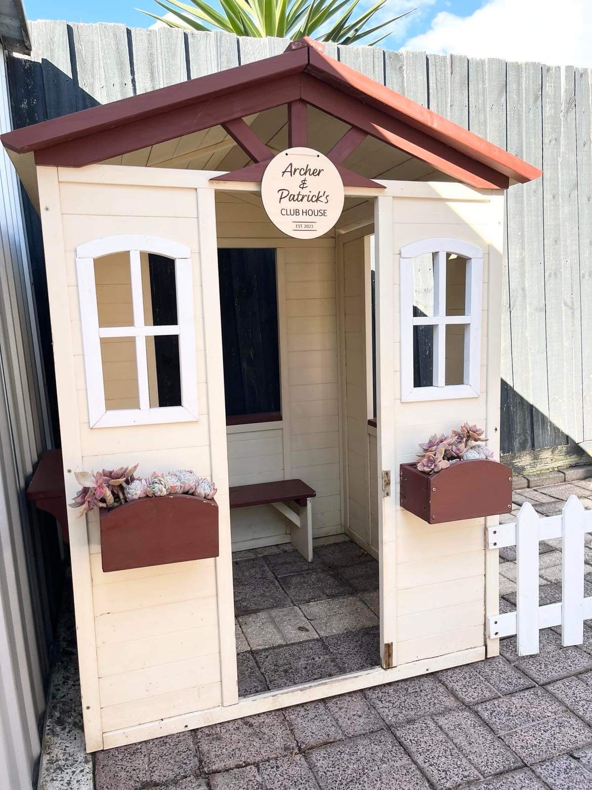 Personalised Cubby House Sign - Etsy