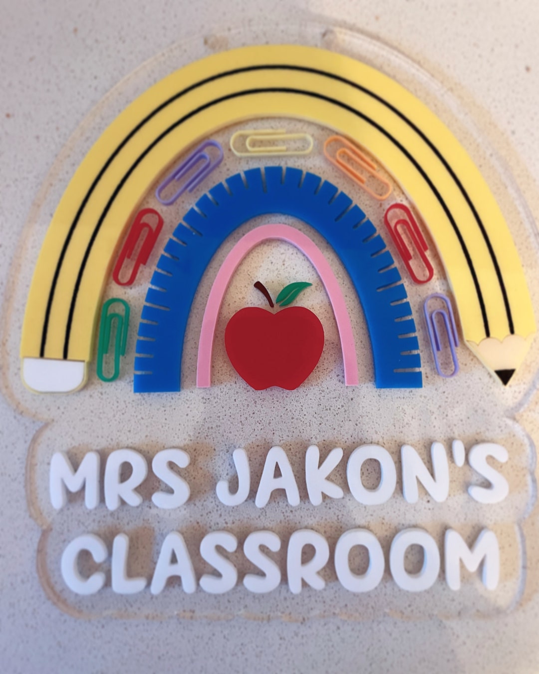 Classroom Sign - School Supply Design - Etsy