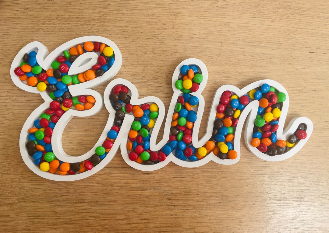 Personalised Candy Name Tray - Etsy