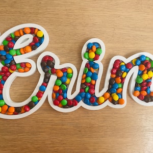 Personalised Candy Name Tray - Etsy