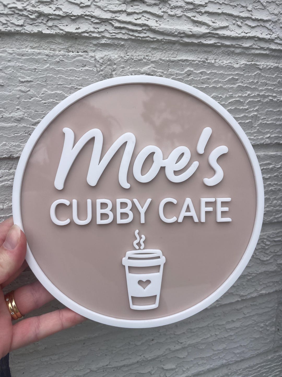 Personalised Cubby Cafe Sign - Etsy