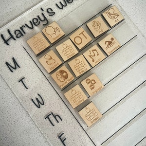 Custom Visual Schedule - Etsy