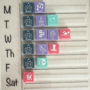 Custom Visual Schedule - Etsy