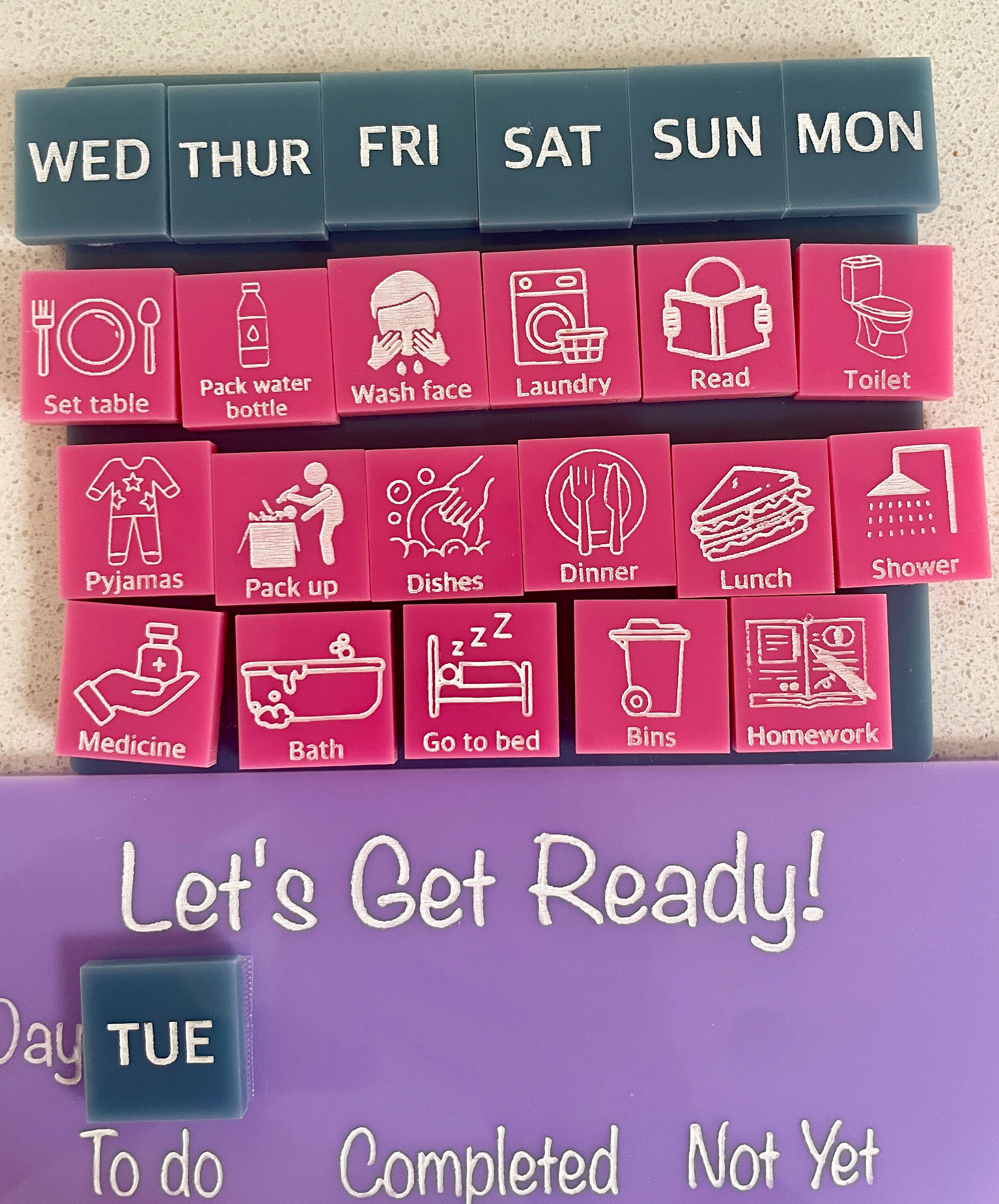 Let's Get Ready Board - Etsy