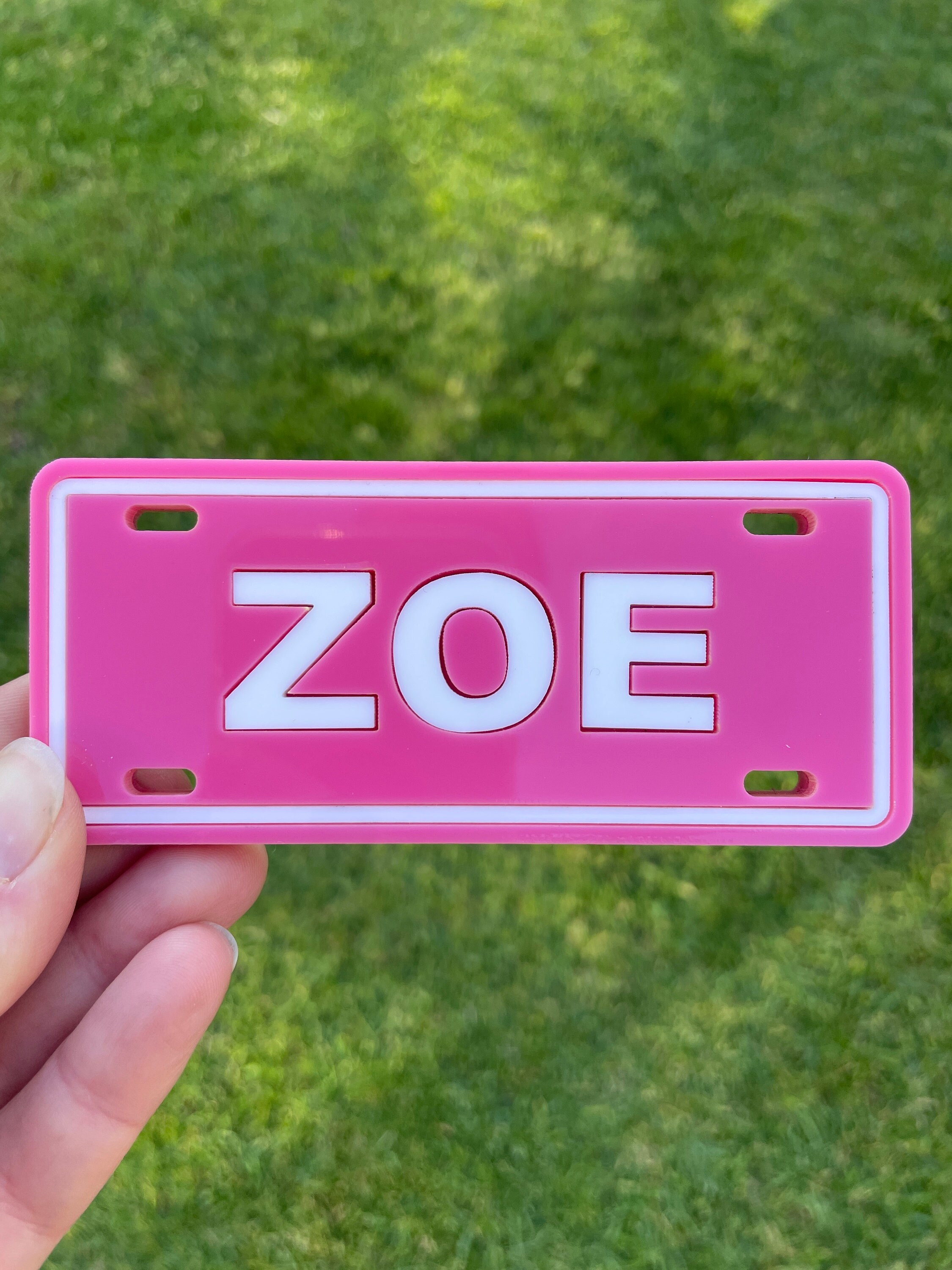 Personalised Walker & Wheelchair Number Plate - Etsy