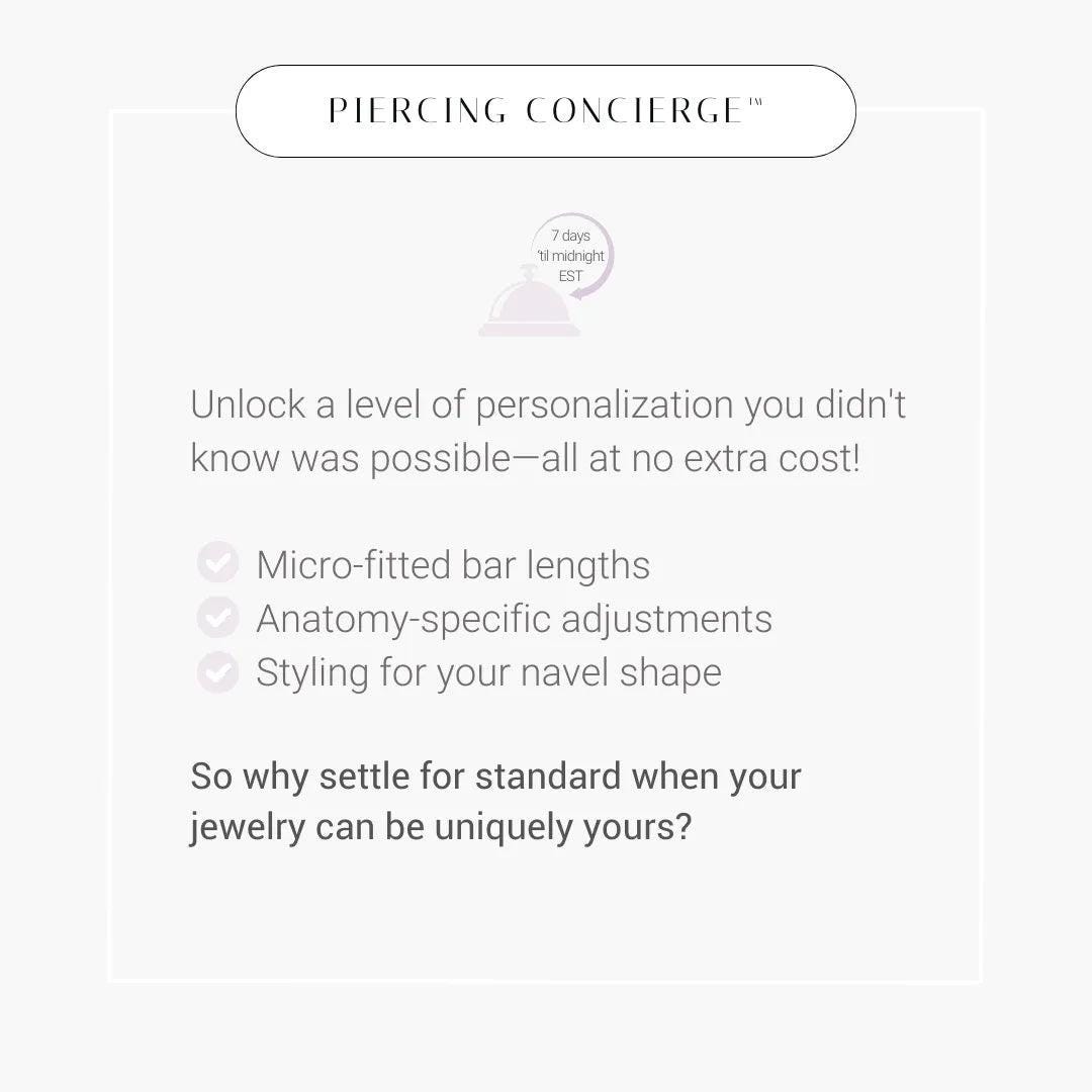 Floating Navel Ring: Moissanite, 14k, 18k Solid Yellow & Rose Gold ...