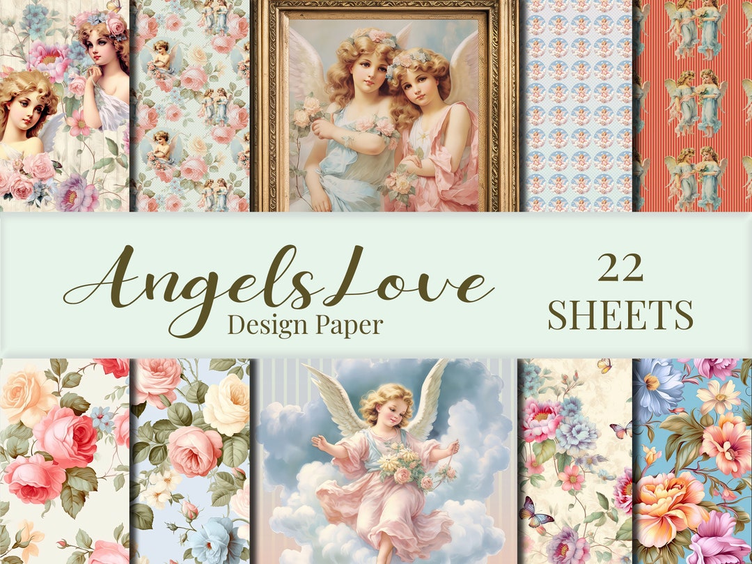 Angels Love Pattern Set Heavenly Pattern for Your Crafts - Etsy