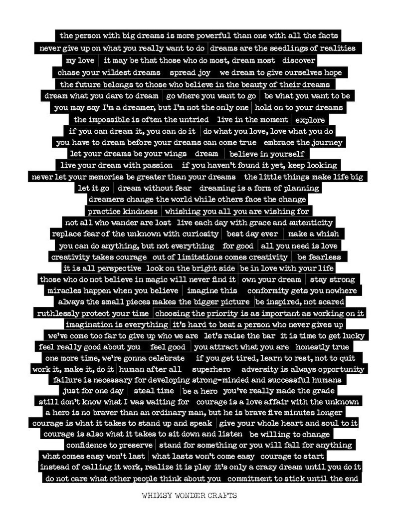 Printable Sentiment Word Labels: Cardmaking & Junk Journaling (PDF/JPEG ...