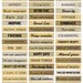 Printable Sentiment Word Labels for Cardmaking and Junk Journaling ...