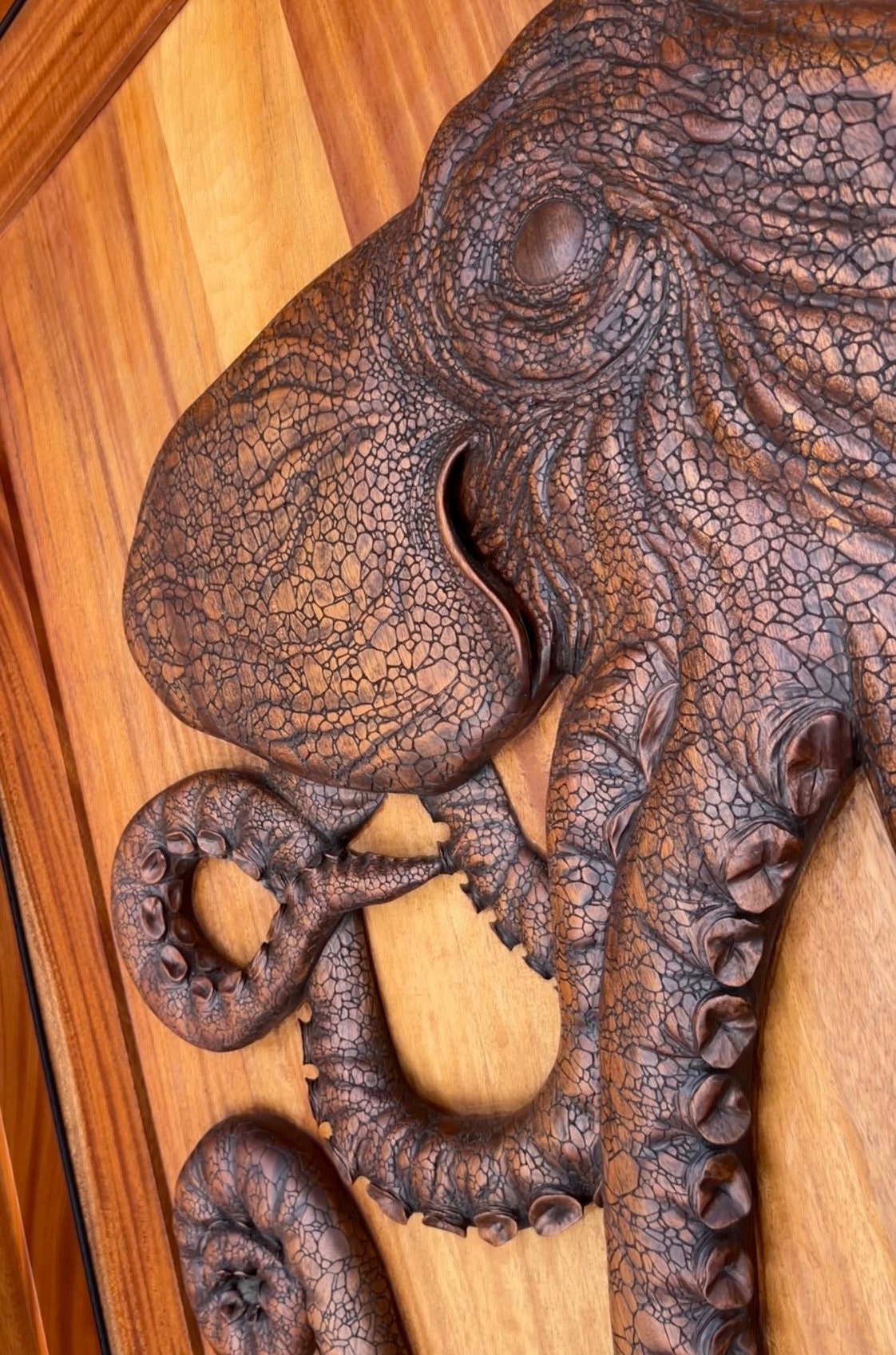 Custom Carved Doors for Homes and Businesses. Octopus, Ocean Theme, and ...