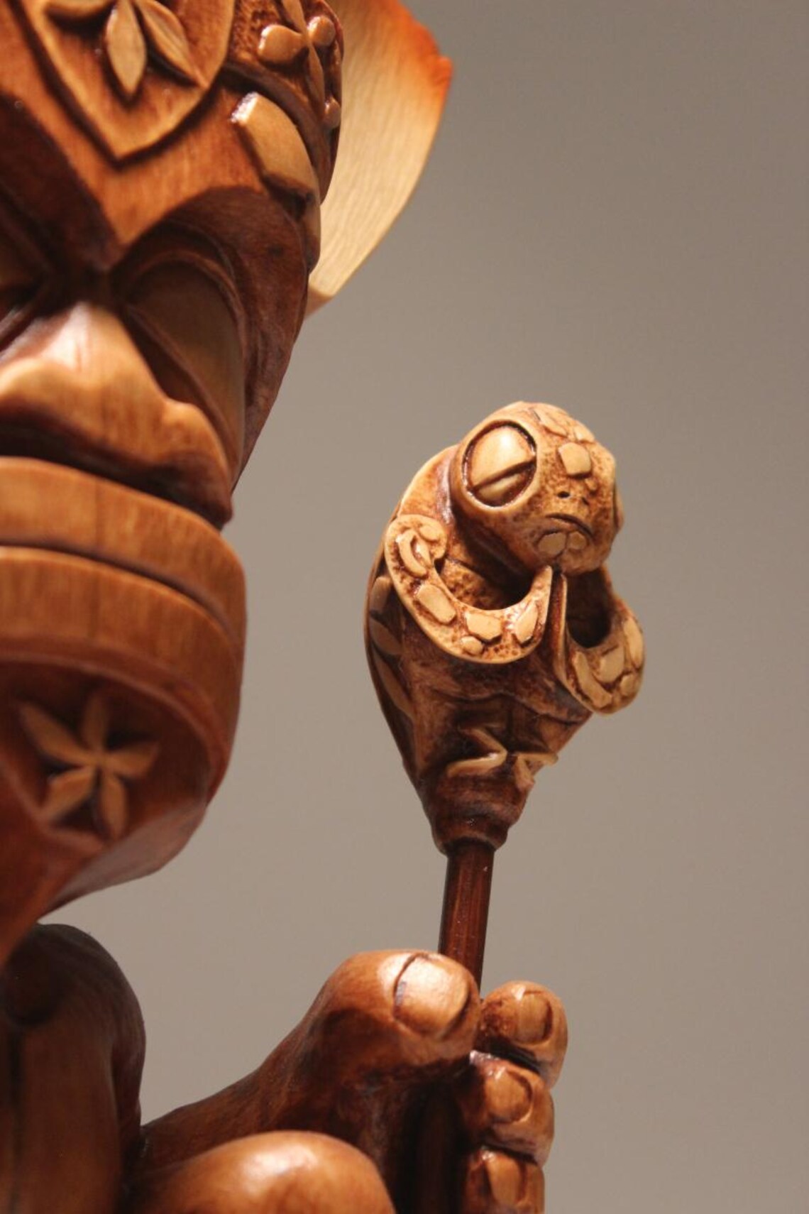 Carved Tiki Statues by the Puna Carver. Tikis Are Hand Carved on Big ...
