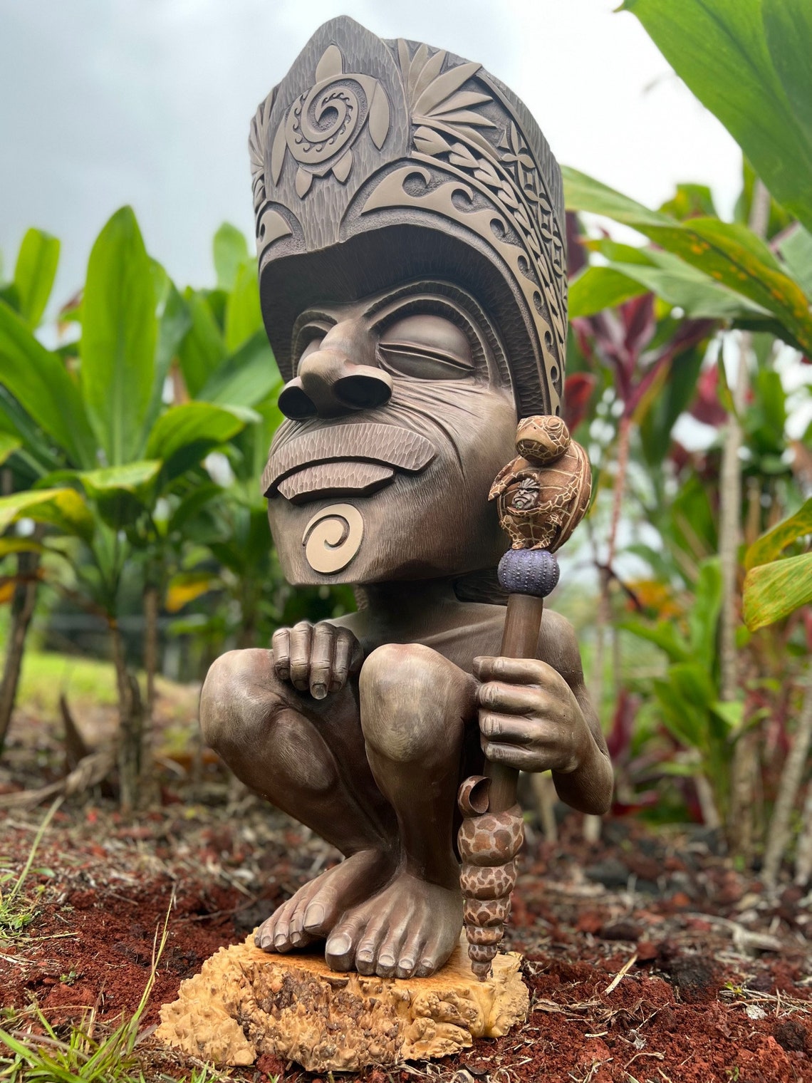 Custom Carved Tiki Statues - Polynesian Hawaiian Tikis, Custom ...